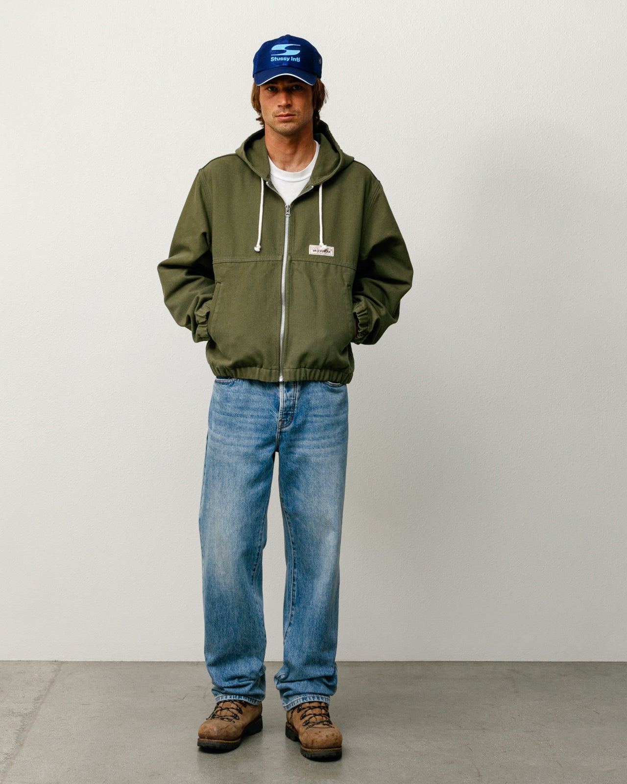 Work Jacket Unlined Canvas – Olive | Outerwear | Stüssy Canada
