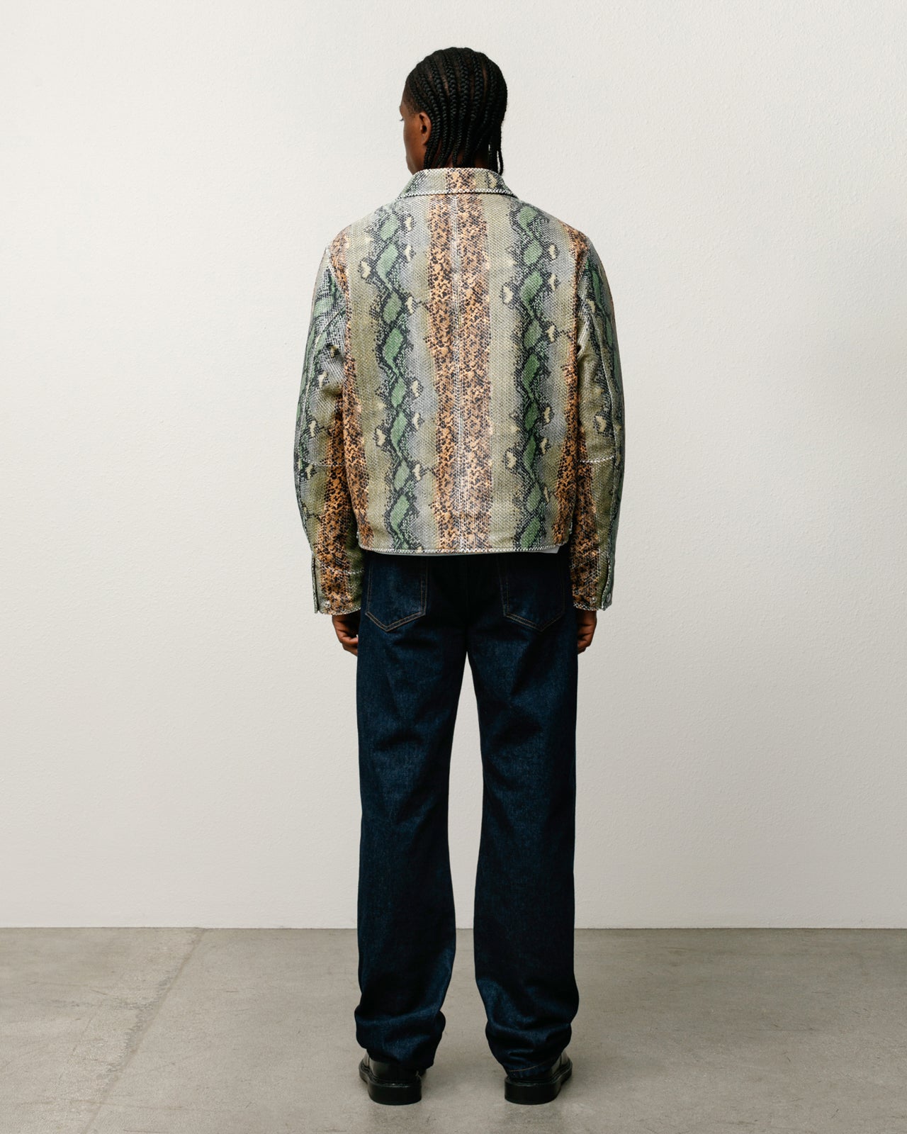 Garage Jacket Leather – Snake | Outerwear | Stüssy Canada