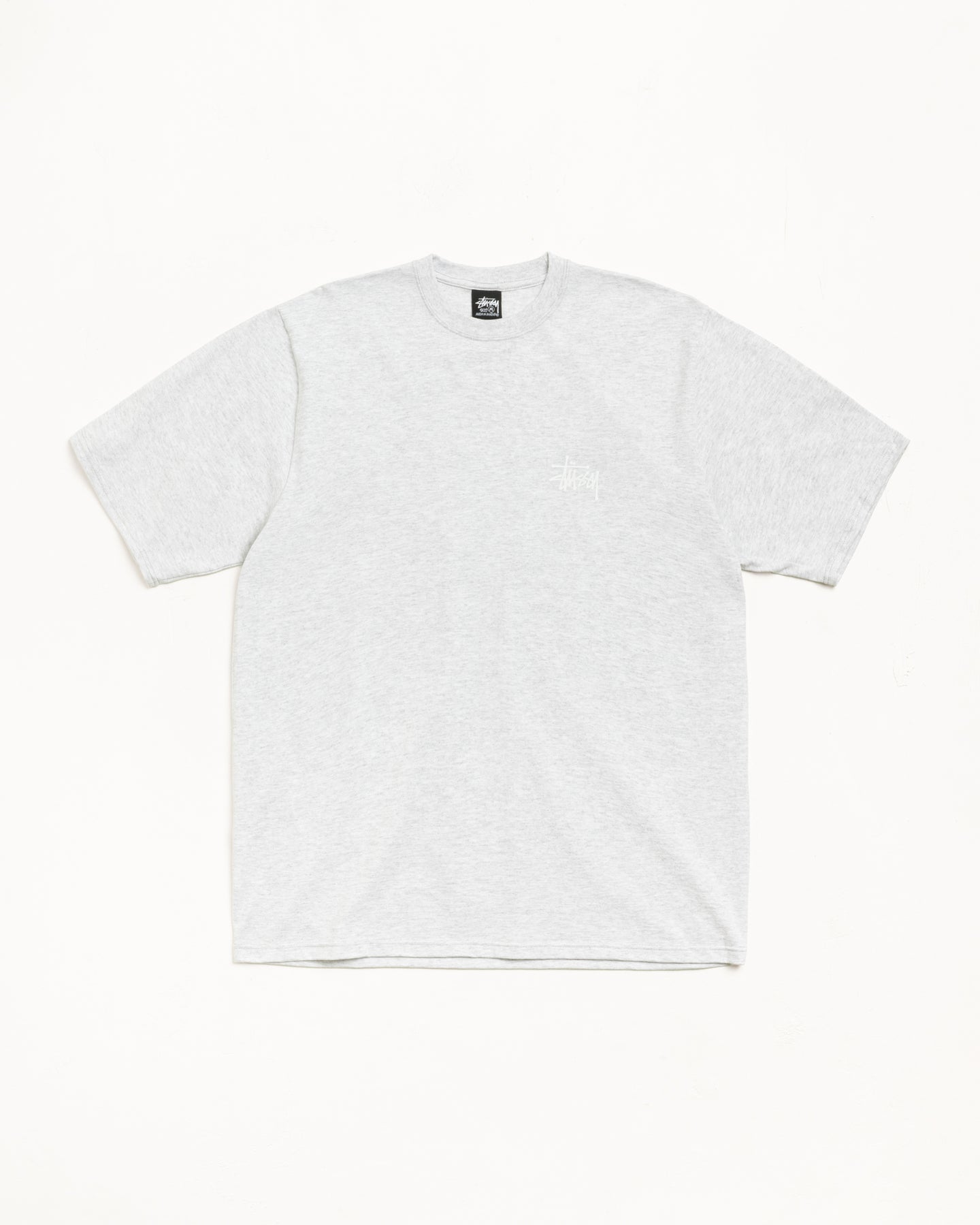 Basic Stüssy Tee – Ash Heather | Tees | Stüssy Canada