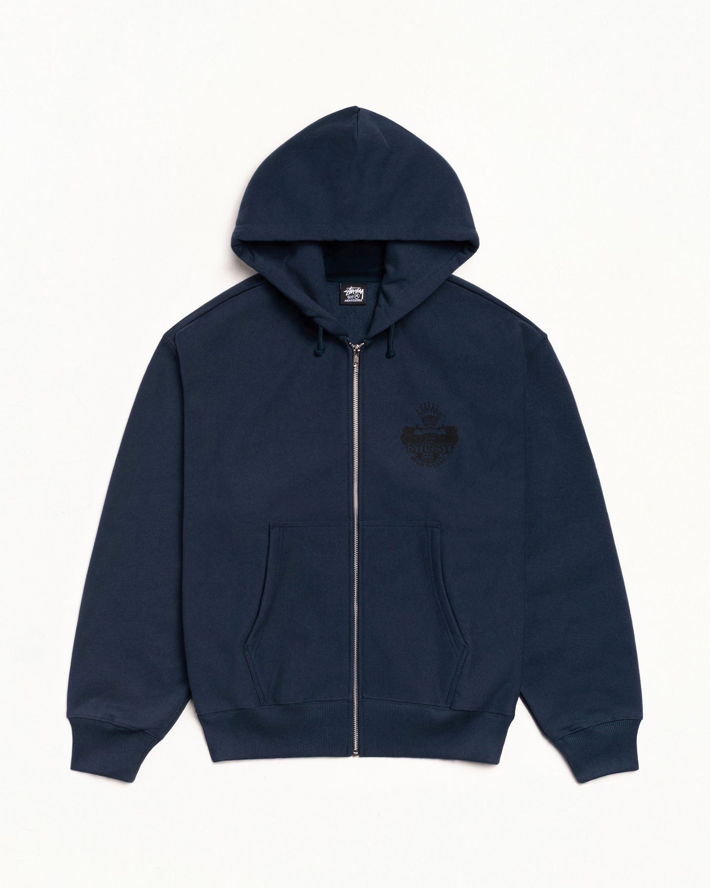Built To Last Zip Hoodie – Navy | Sweats | Stüssy Canada