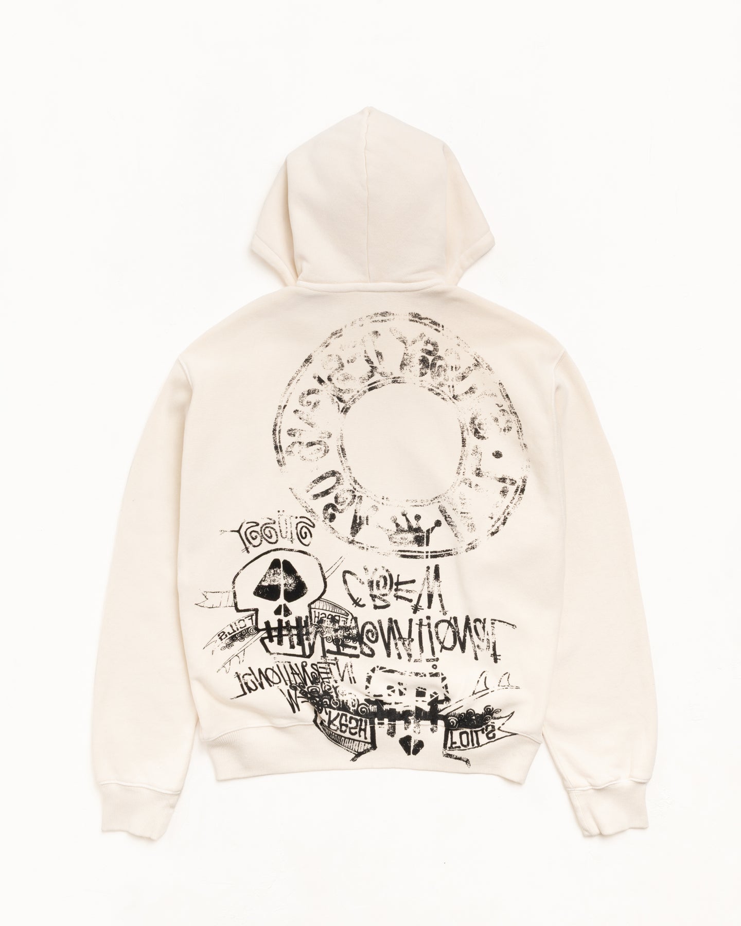 Skulls Zip Hoodie Pigment Dyed – Bone | Sweats | Stüssy Canada